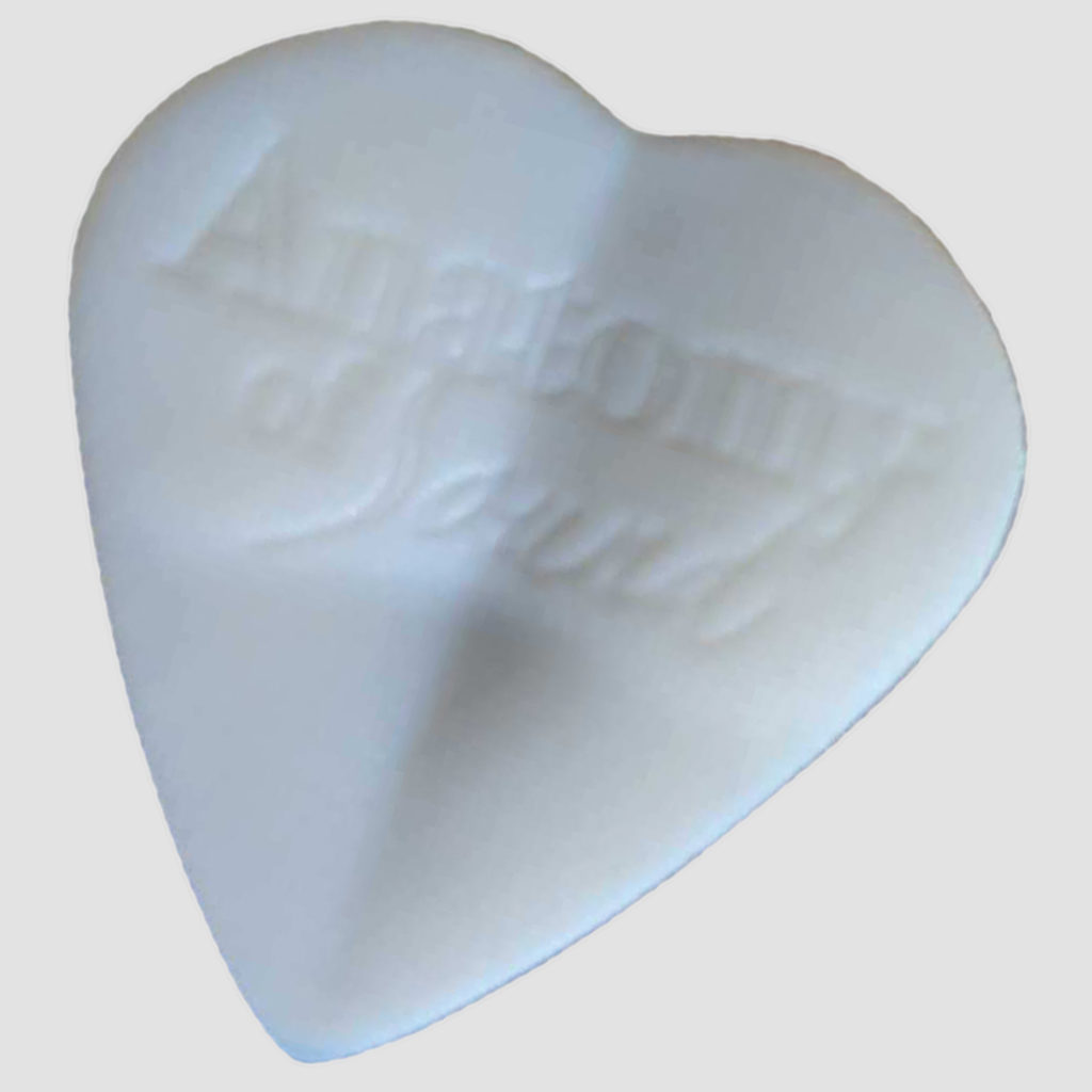 Heart BeatJazz6 Pack, Light – Anatomy of Sound : 3D Guitar Picks