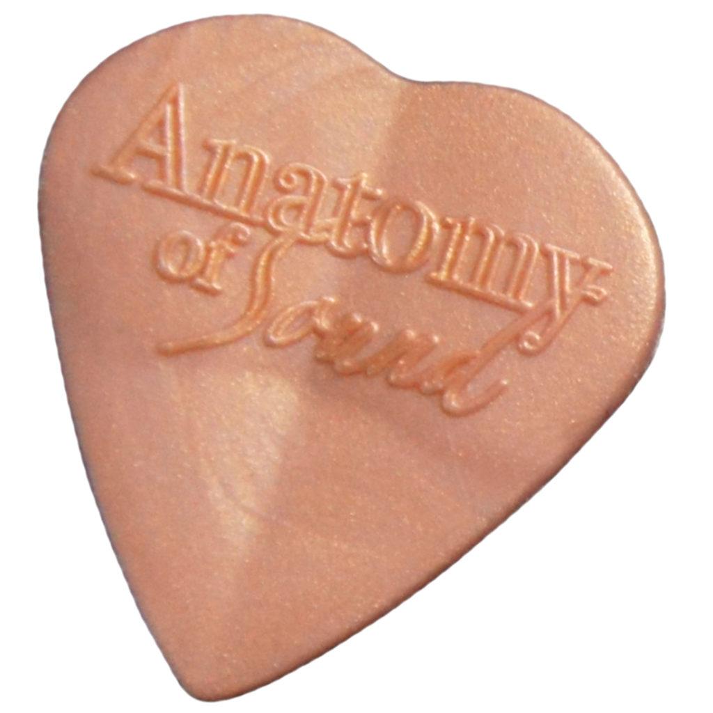 Heart BeatJazz3 Pack, Mixed Embossed – Anatomy of Sound : 3D Guitar Picks